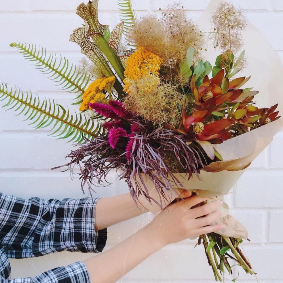 Autumn, Fall Flowers Laguna Beach – French Buckets