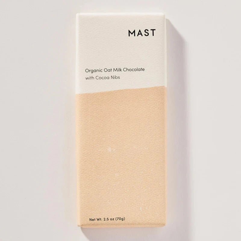 Mast Organic Oak Milk Chocolate with Cocoa Nibs – French Buckets